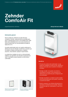 Zehnder ComfoAir Fit | Zehnder Ibérica
